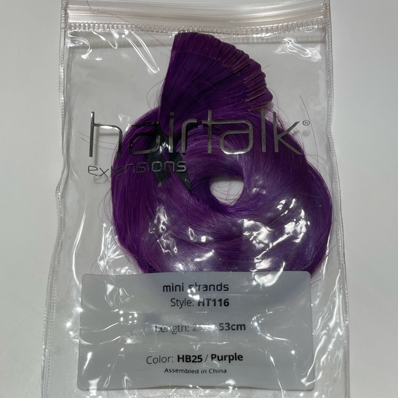 Hair Talk | Hair | Hairtalk Mini Strand Ht 16 21 Long Color Hb25 Purple ...